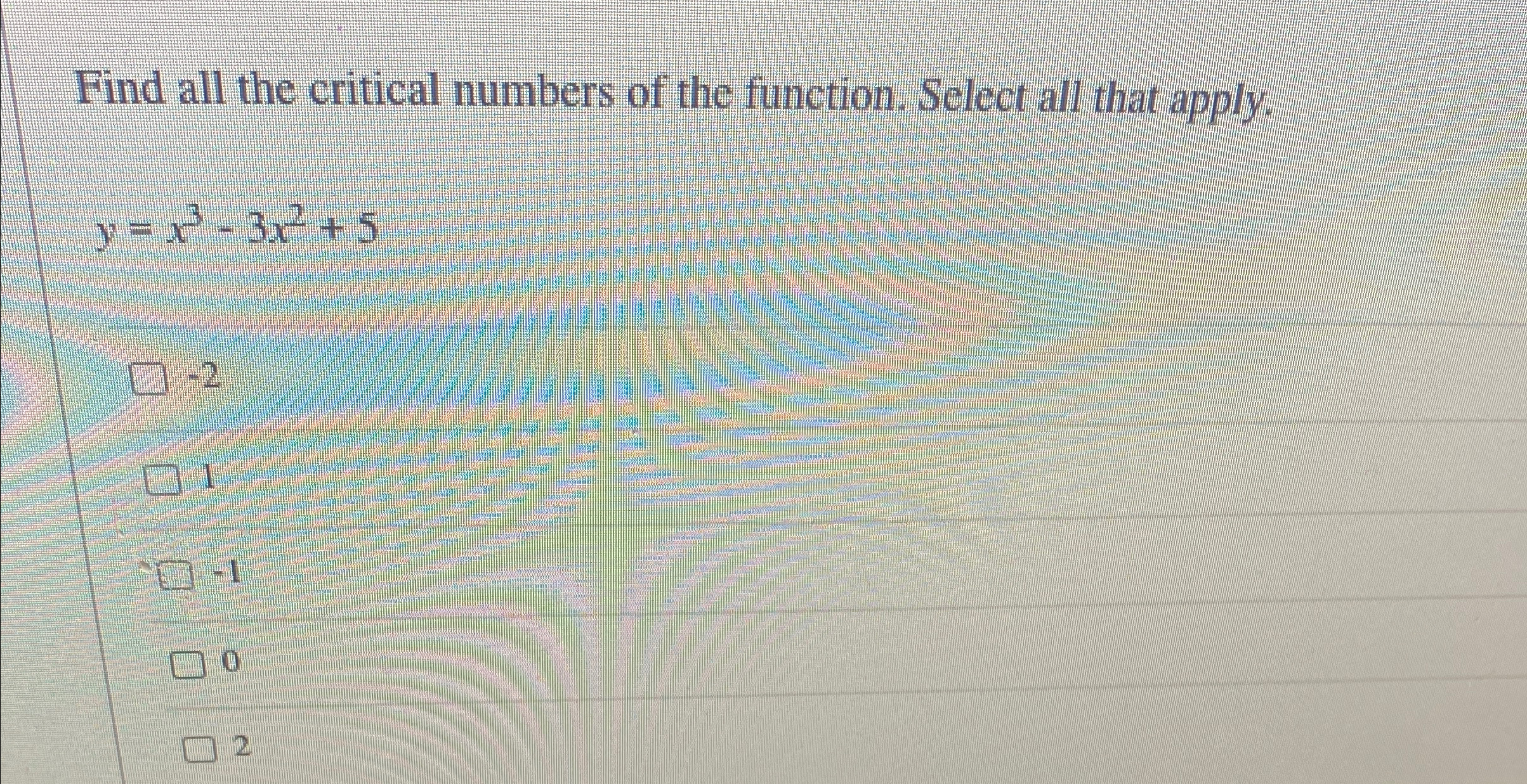 Solved Find all the critical numbers of the function. Select | Chegg.com