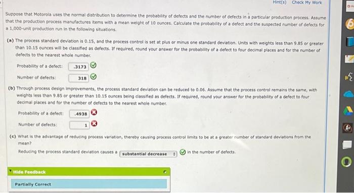 Solved Suppose that Motorola uses the normal distribution to | Chegg.com
