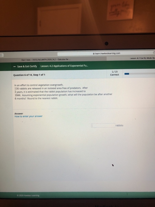Solved learn.hawkeslearning.com c Lesson 4.2 Certify Mode u | Chegg.com