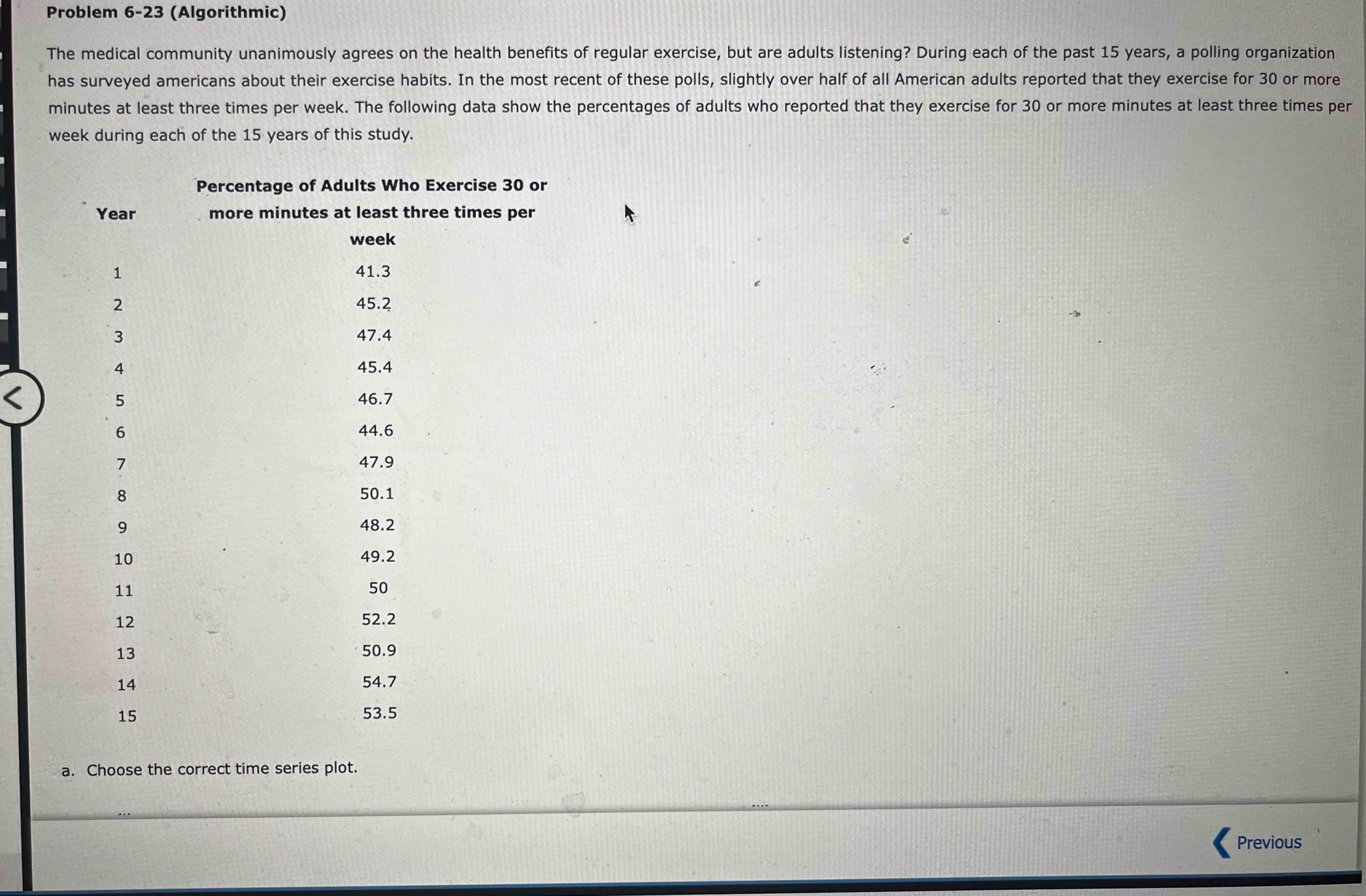 Solved Problem 6-23 (Algorithmic)The medical community | Chegg.com