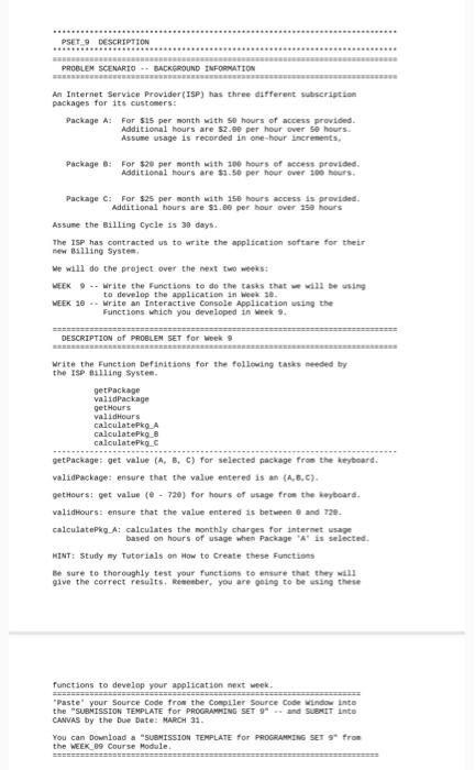 Solved PSET 9 DESCRIPTION PROBLEM SCENARIO - BACKGROUND | Chegg.com