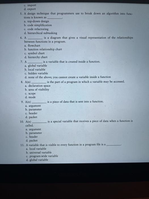 Solved Review Questions Multiple Choice 1. A group of | Chegg.com