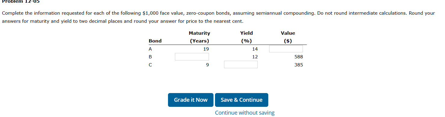 Solved Complete the information requested for each of the | Chegg.com