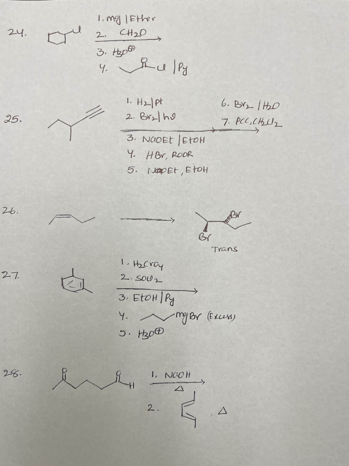 Solved Must write step-by-step sequence of all of the | Chegg.com