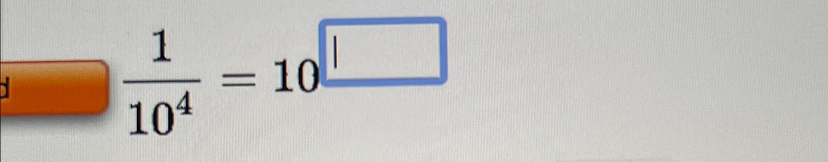 Solved 1104=10 | Chegg.com