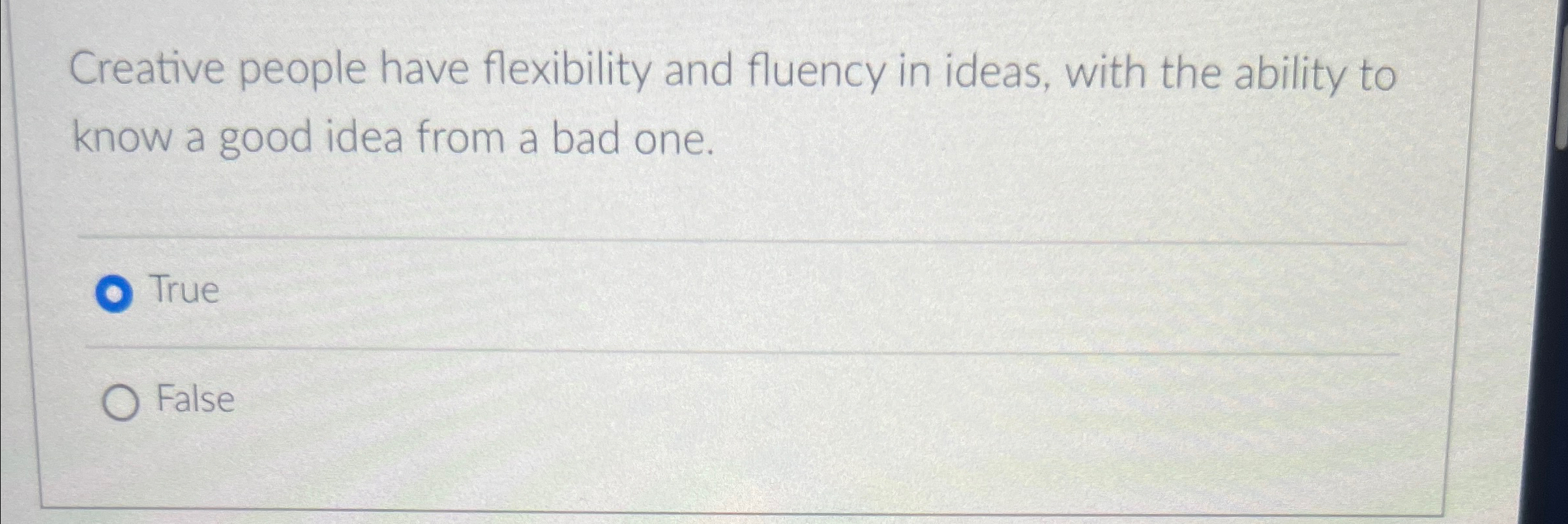 Solved Creative people have flexibility and fluency in | Chegg.com