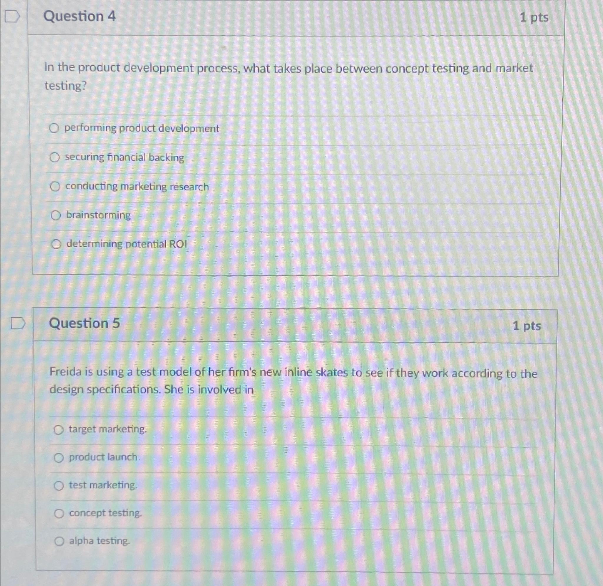 Solved Question 41 ﻿ptsIn the product development process, | Chegg.com