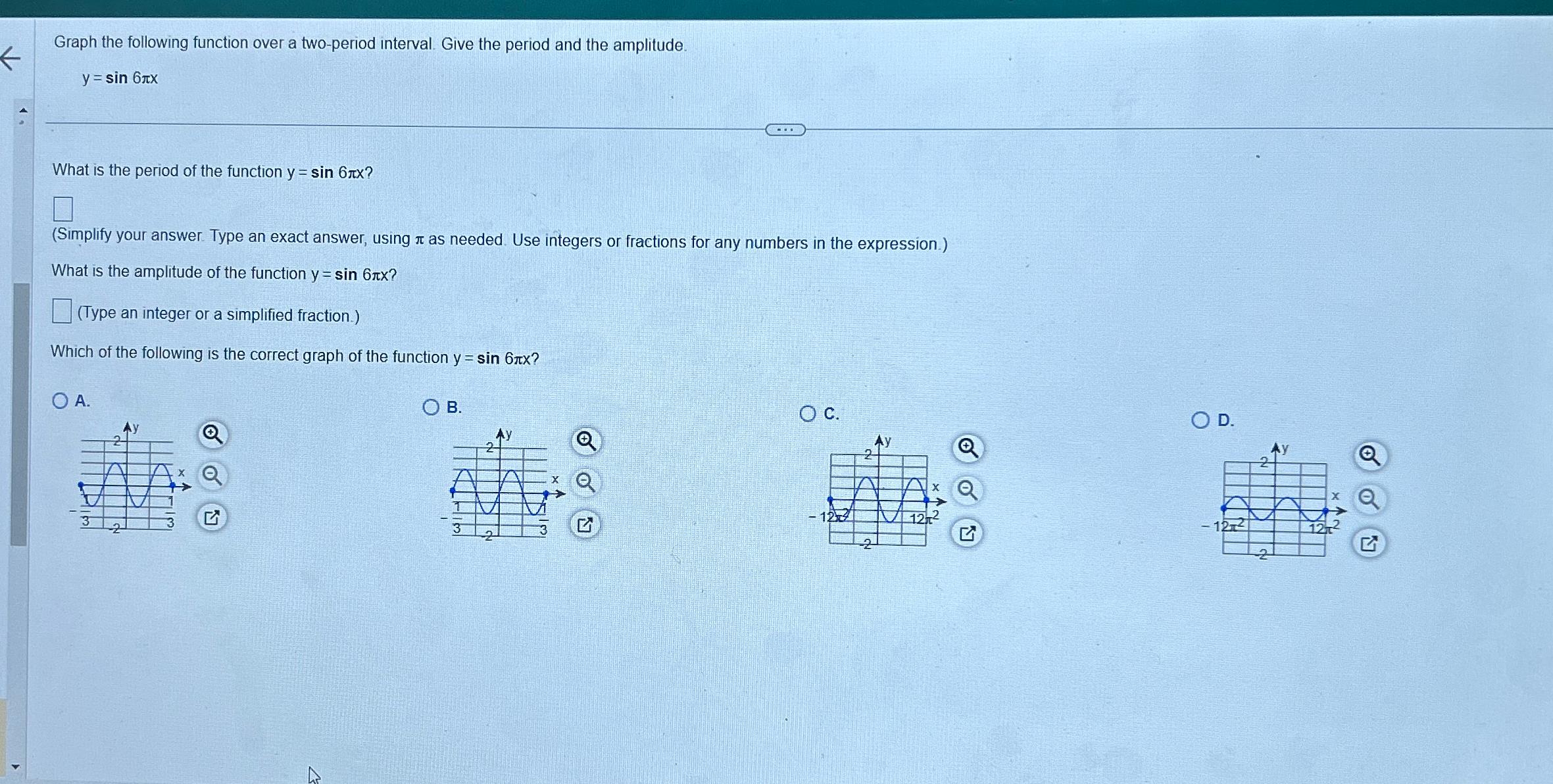 Solved Graph the following function over a two-period | Chegg.com