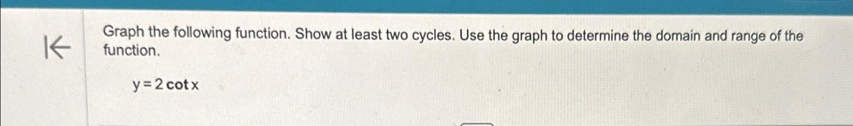 Solved Graph the following function. Show at least two | Chegg.com