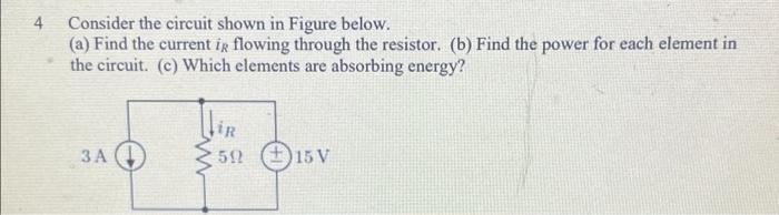 Solved Consider the circuit shown in Figure below. (a) Find | Chegg.com