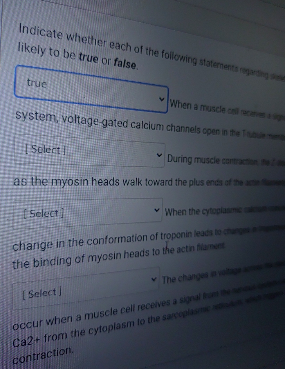 Solved Indicate whether each of the following statements | Chegg.com
