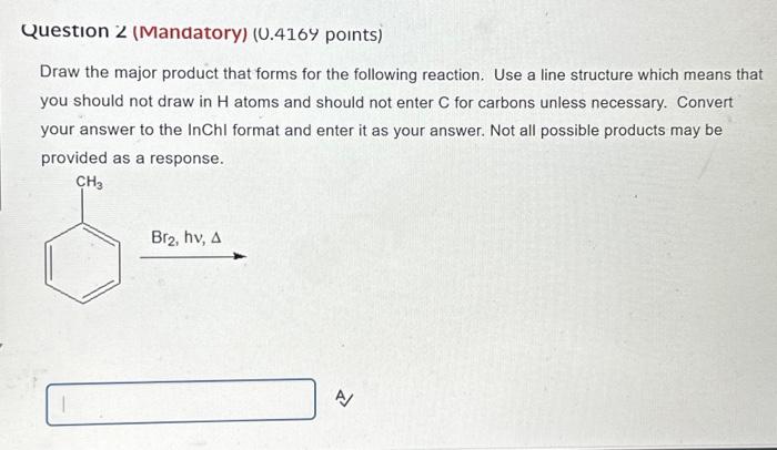 Solved Draw the major product that forms for the following | Chegg.com