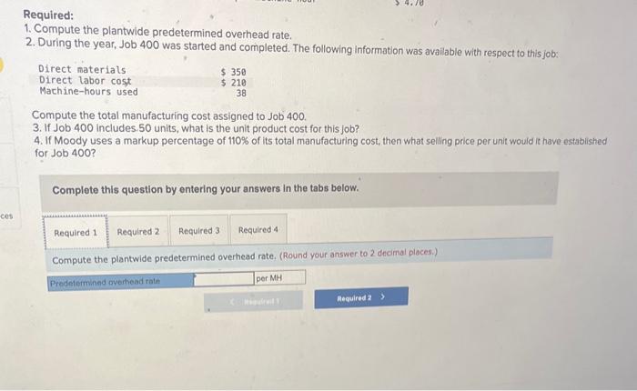 Solved Exercise 2-12 (Algo) Computing Predetermined Overhead | Chegg.com