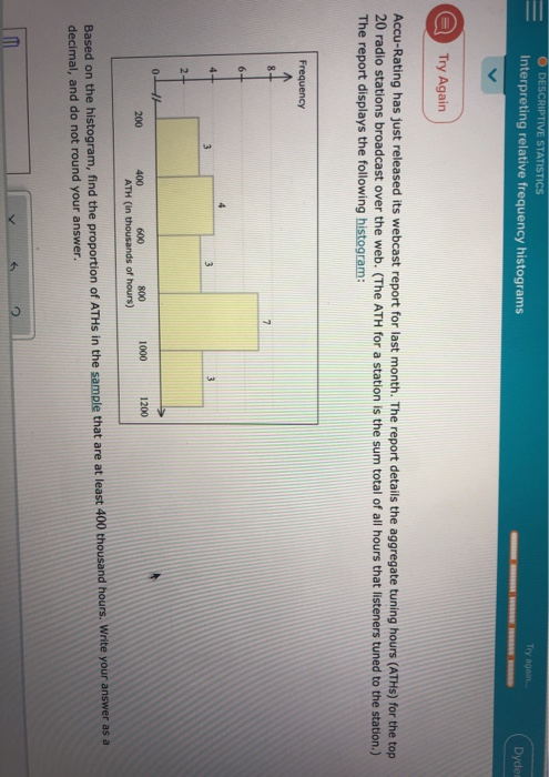 Solved O DESCRIPTIVE STATISTICS Interpreting relative | Chegg.com Solved O DESCRIPTIVE STATISTICS Interpreting relative | Chegg.com