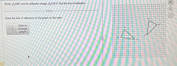 Solved Given ABC and its reflection image A′B′C′ find the | Chegg.com