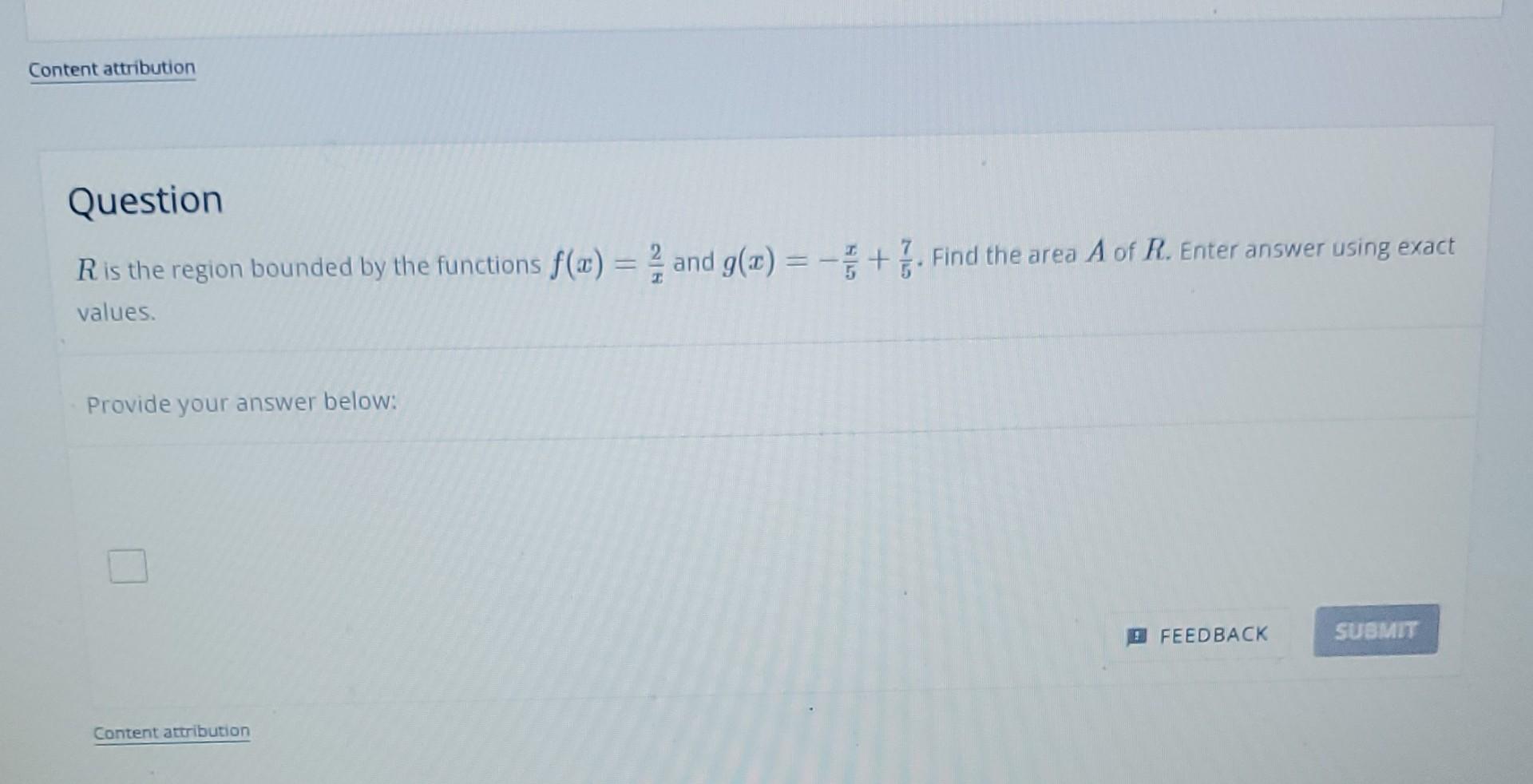 Solved R is the region bounded by the functions f(x)=x2 and | Chegg.com