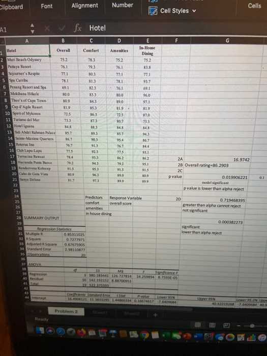 Solved Clipboard Font Alignment Number Cells Cell Styles | Chegg.com