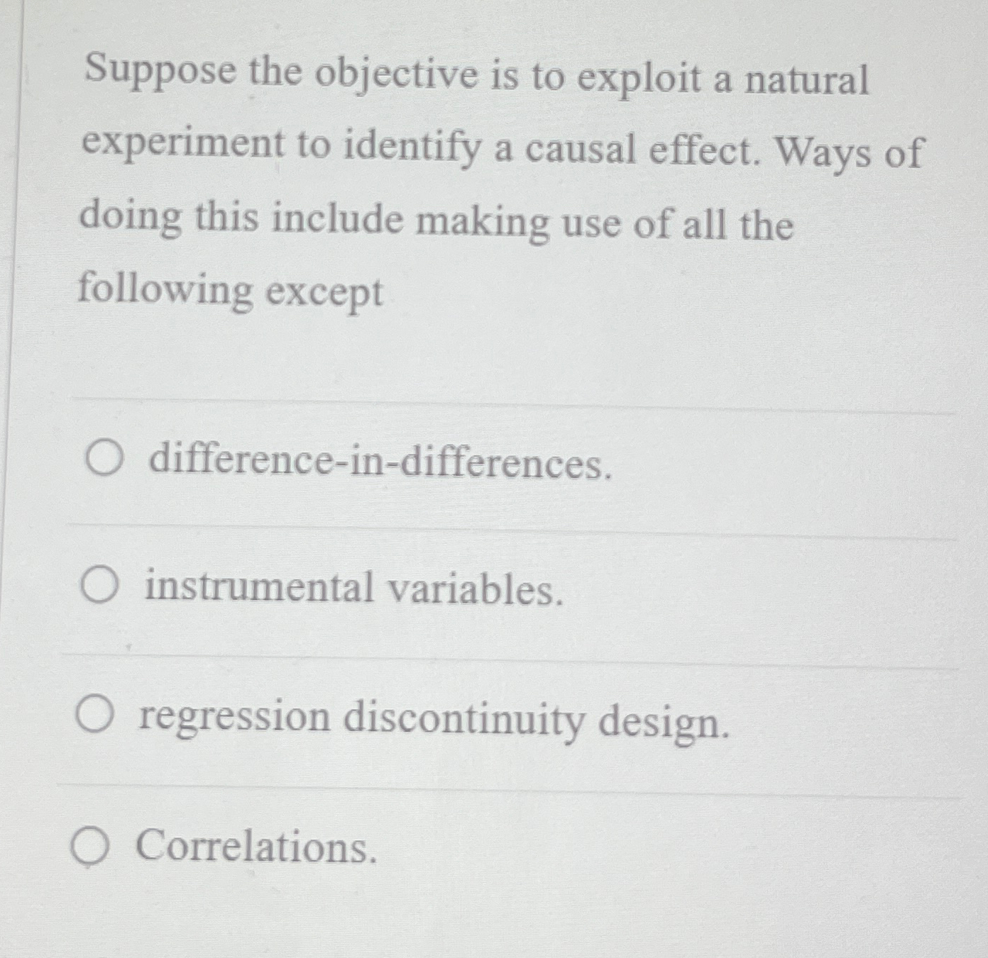 Solved Suppose the objective is to exploit a natural | Chegg.com