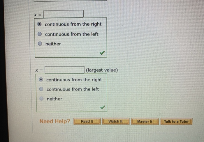 Solved YA -2 2 4 6 X (smallest value) continuous from the | Chegg.com