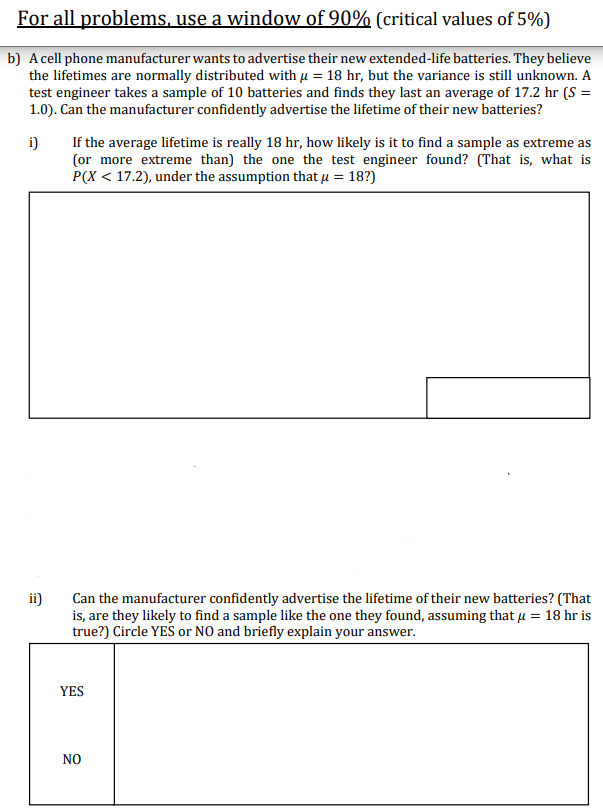 Solved For all problems, use a window of 90% (critical | Chegg.com