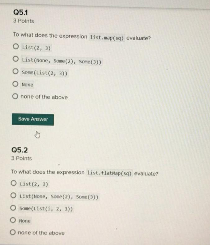 Solved Scala is most closely associated with which | Chegg.com
