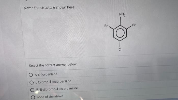 Solved Name the structure shown here. Select the correct | Chegg.com