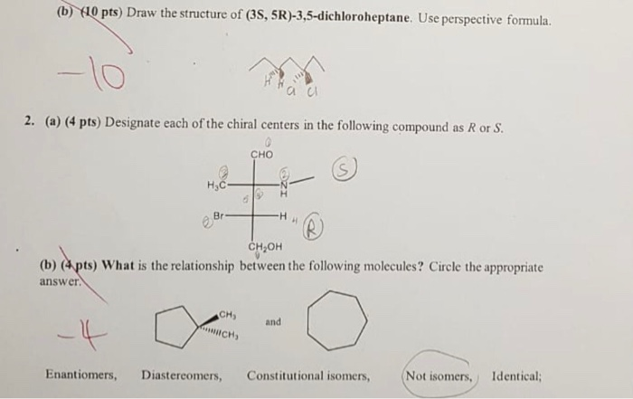 Solved (b) (10 pts) Draw the structure of | Chegg.com
