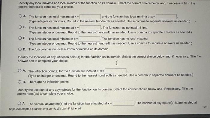 Solved Use a graphing utility together with analytical | Chegg.com