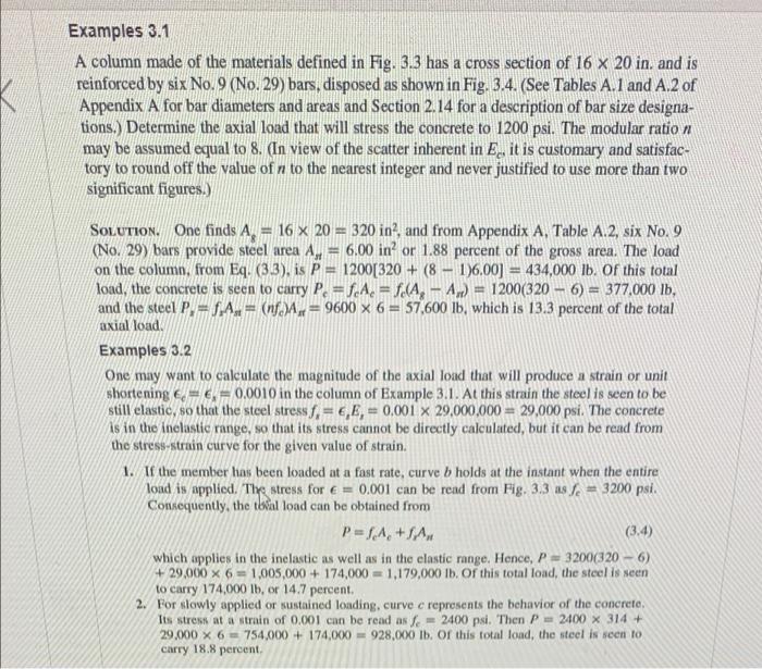 Solved A 16 X 20 in. column is made of the same concrete and | Chegg.com
