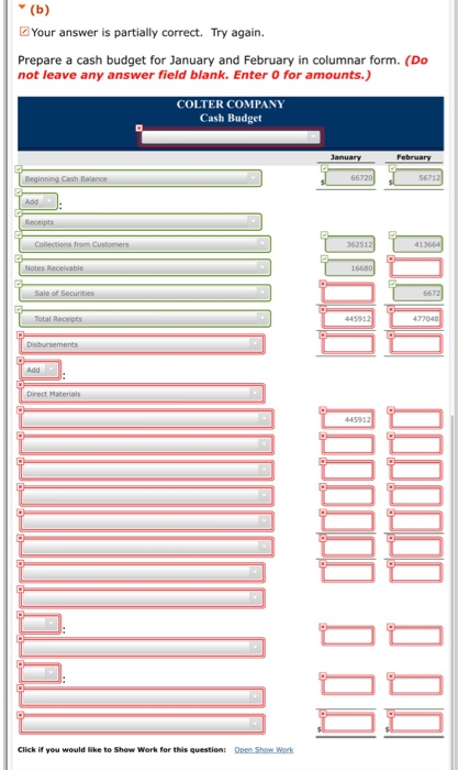Solved Problem 21-4A (Part Level Submission) Colter Company | Chegg.com