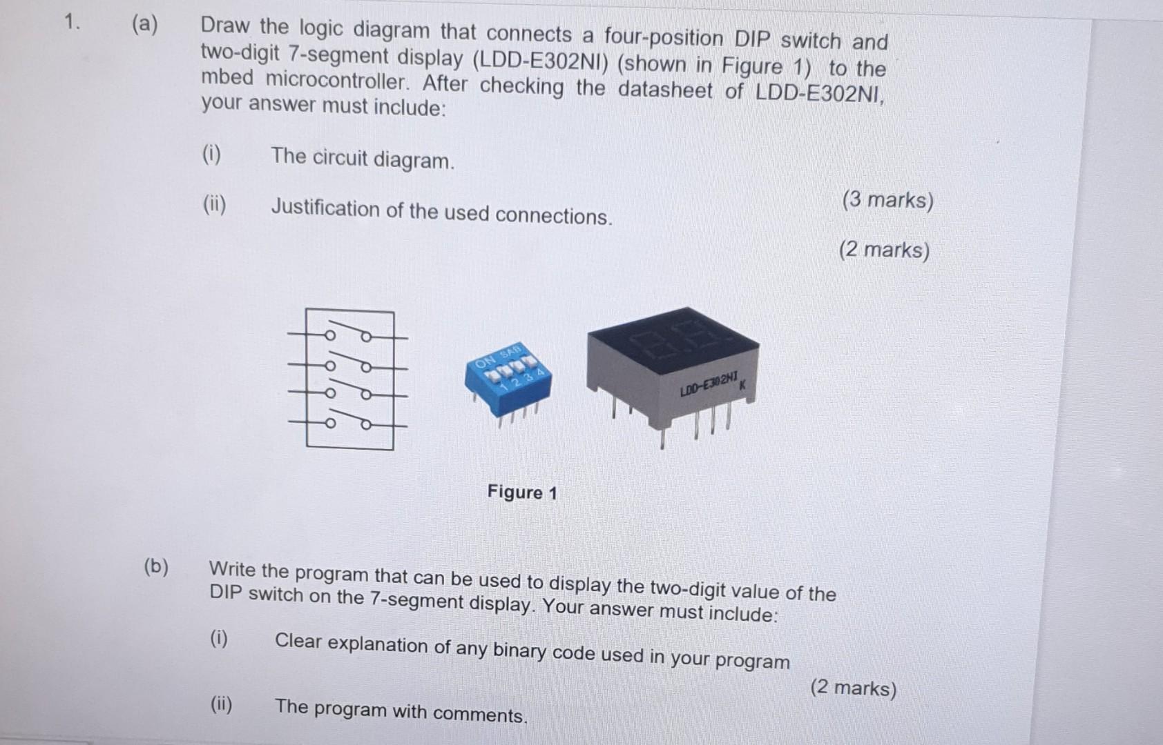 a) Draw the logic diagram that connects a | Chegg.com