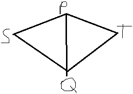 Solved Given: Line PQ bisects angle SPT, line SP = line | Chegg.com