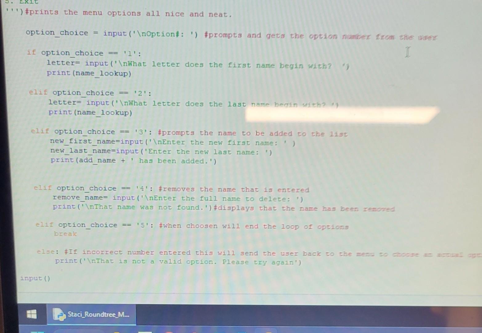 Solved 'Minnie Weber', 'Geneva Pena', 'Byron Collier', | Chegg.com