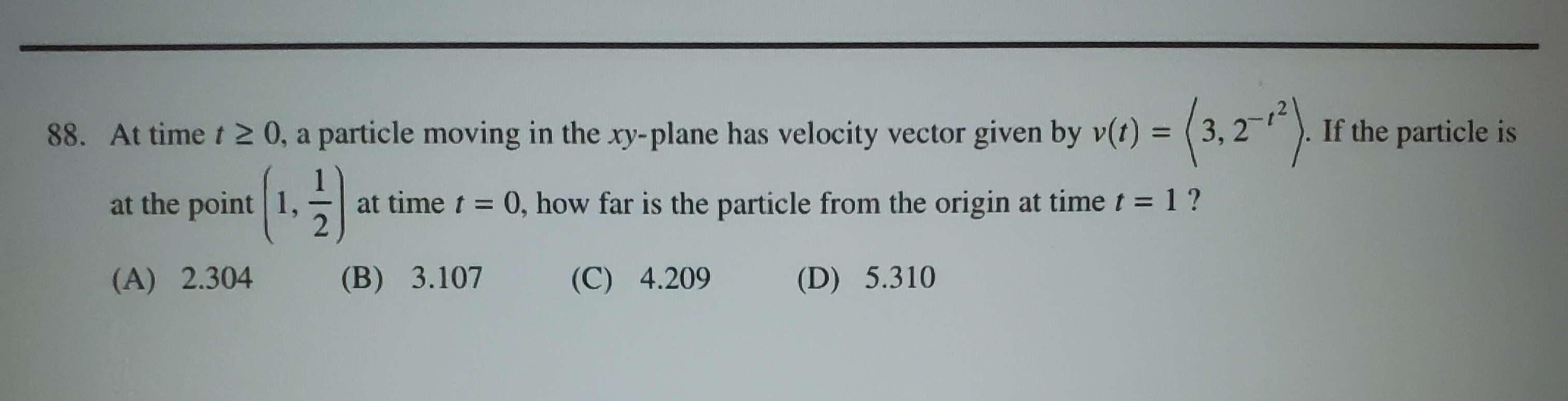 Solved At time t≥0, ﻿a particle moving in the xy-plane has | Chegg.com