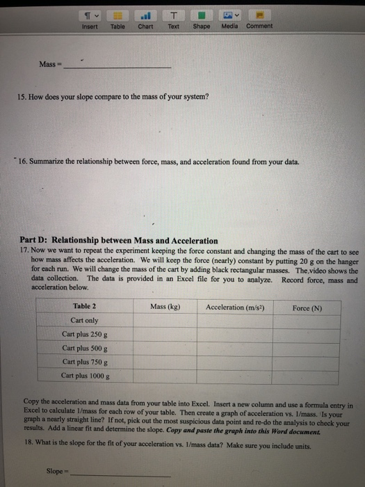 Tv T Insert Table Chart Text Shape Media Comment | Chegg.com