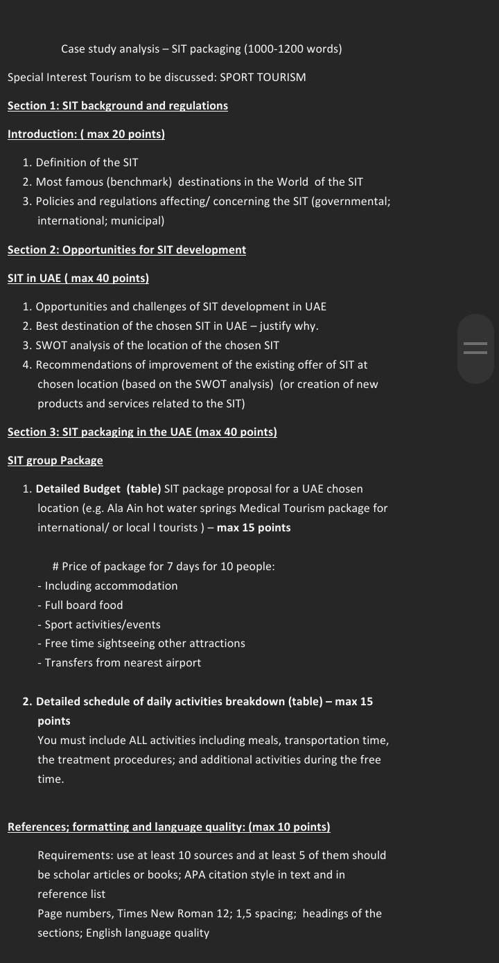 Solved cover all headings like section 1 introduction(1,2,3) | Chegg.com