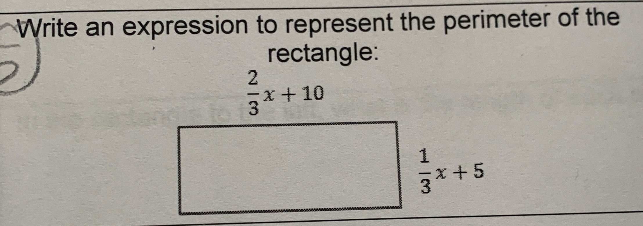 Solved Write an expression to represent the perimeter of the | Chegg.com Solved Write an expression to represent the perimeter of the | Chegg.com