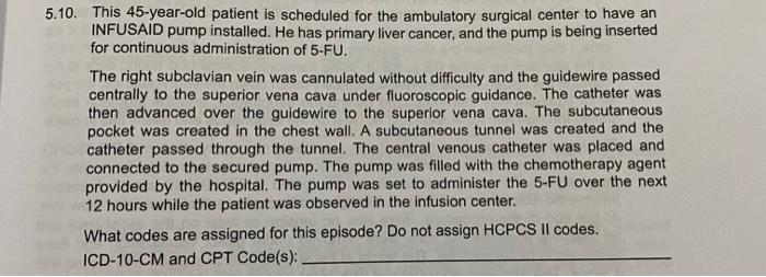 Solved what are the ICD-10-CM and CPT CODES | Chegg.com