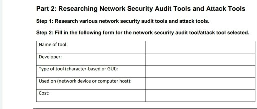 Solved Objectives Part 1: Researching Network Attacks • | Chegg.com