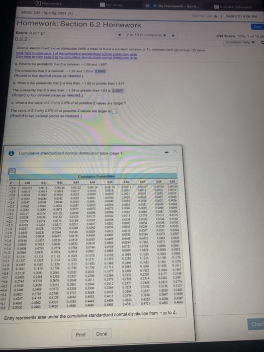 Solved Domework MGSC 210 - Spring 2021 (1) 40721 405 PM HW | Chegg.com