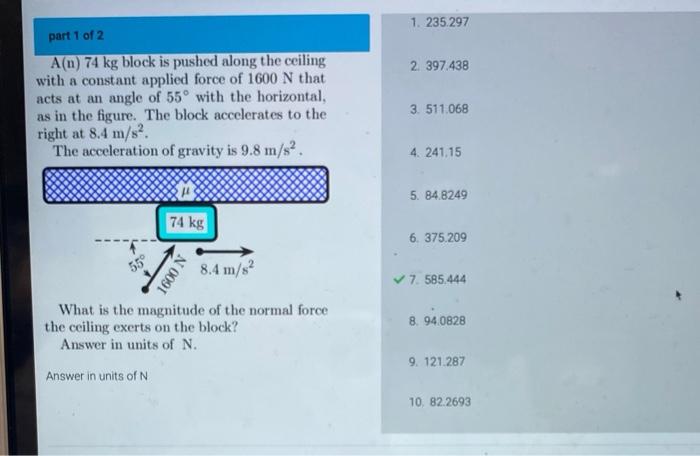 Solved A 3 kg block rests on a horizontal table, attached to | Chegg.com