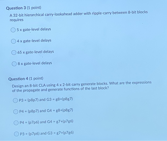 Solved Question 3 (1 point) A 32-bit hierarchical | Chegg.com