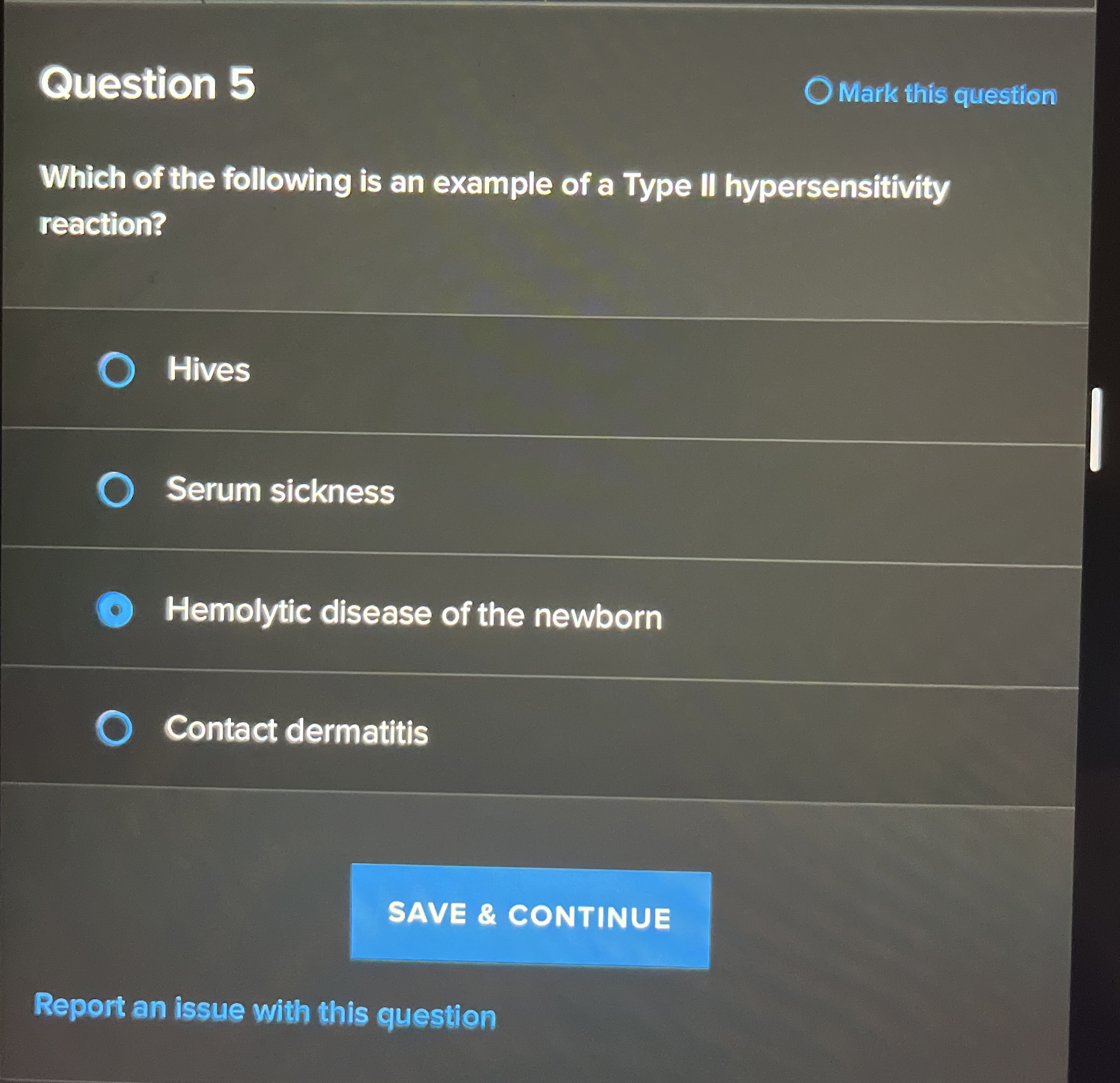 Solved Question 5Mark this questionWhich of the following is | Chegg.com