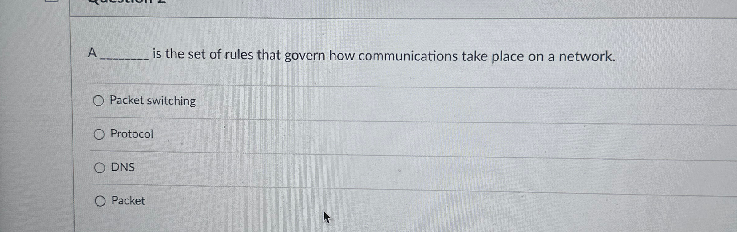 Solved A ﻿is the set of rules that govern how | Chegg.com