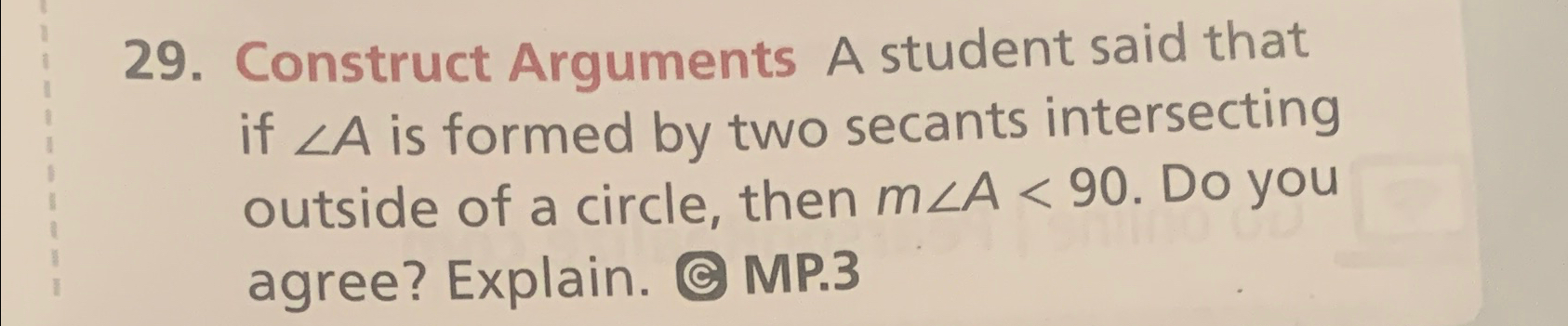 Solved Construct Arguments A student said that if ??A ﻿is | Chegg.com