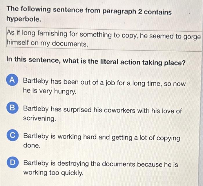 The following sentence from paragraph 2 contains | Chegg.com