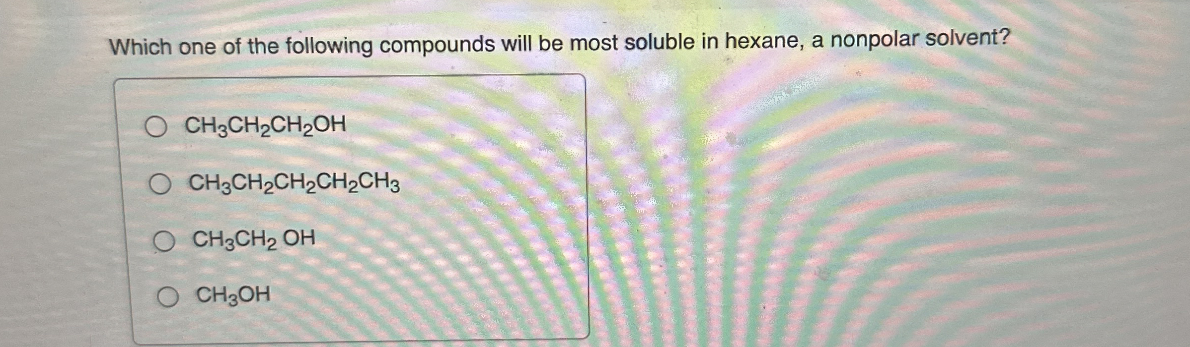 Solved Which one of the following compounds will be most | Chegg.com