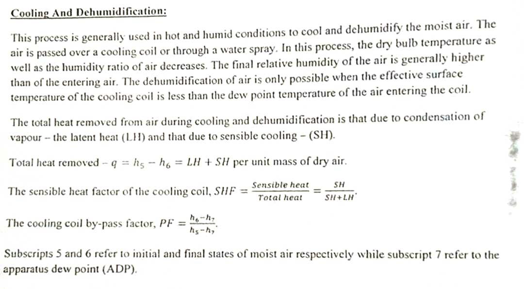 a) Show the sensible heating and sensible cooling | Chegg.com