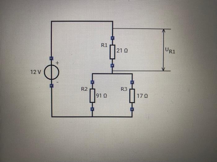 Solved What is the Voltage drop across resistor R1? | Chegg.com