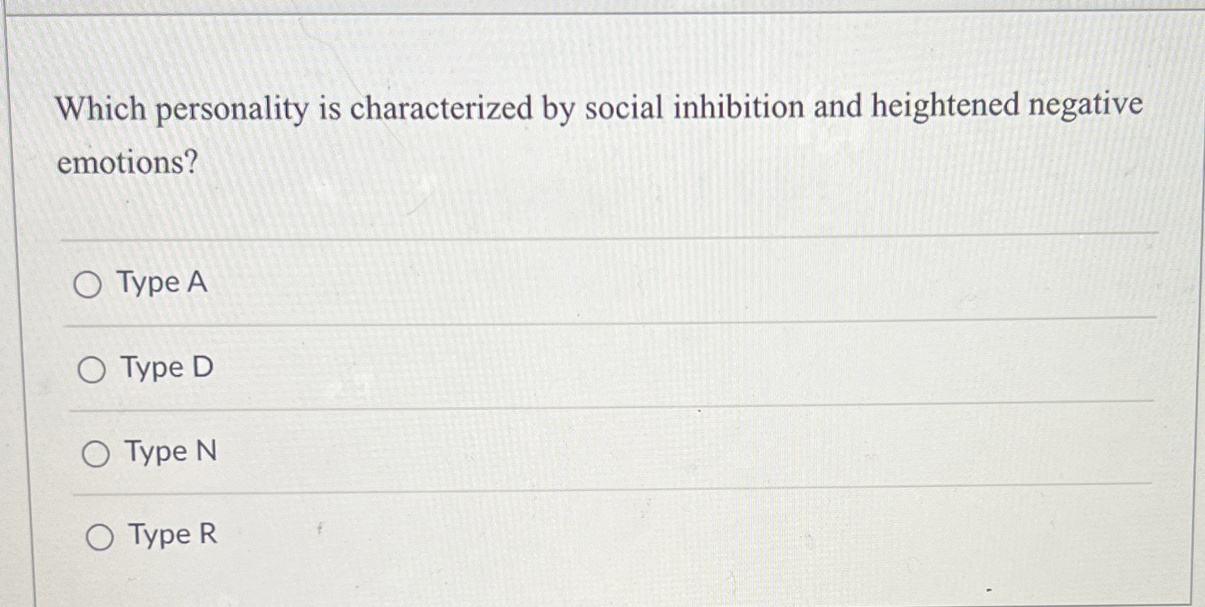 Solved Which personality is characterized by social | Chegg.com